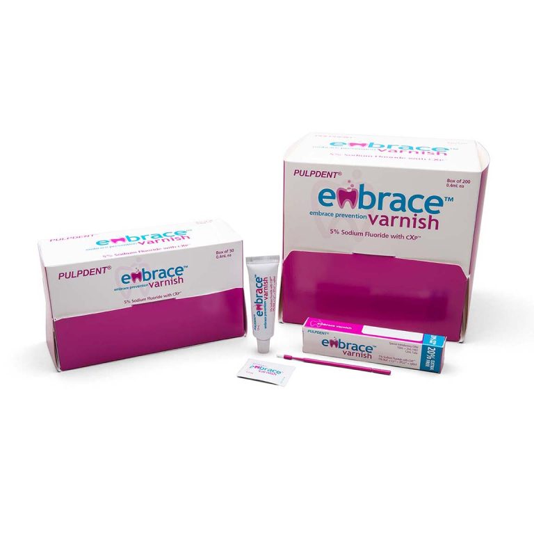 PULPDENT Embrace Varnish 5% Sodium Fluoride with CXP — MEDLEE