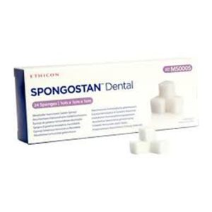 Spongostan Hemostatic Sponges 1 x 1 x 1 cm 24/box — MEDLEE