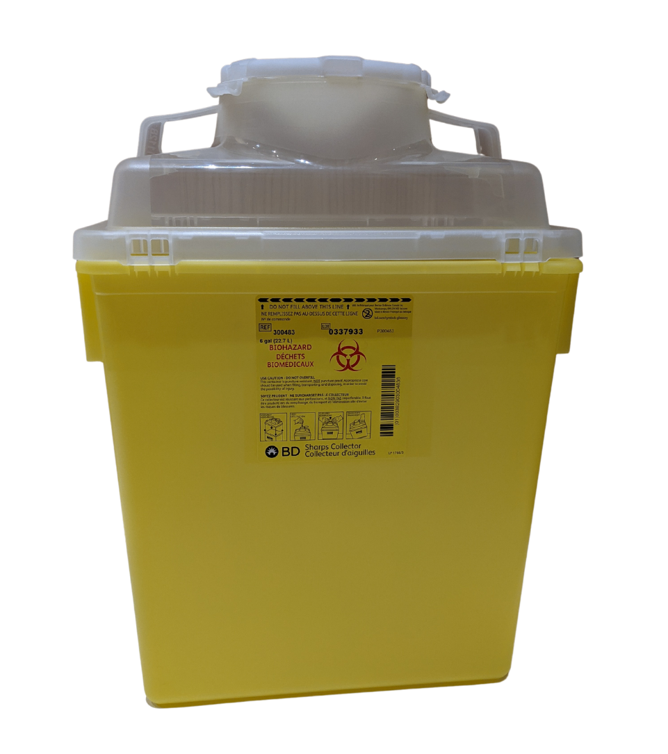 Sharp Collector/Container BD 22.7L Nestable Funnel Entry Top, Case of ...